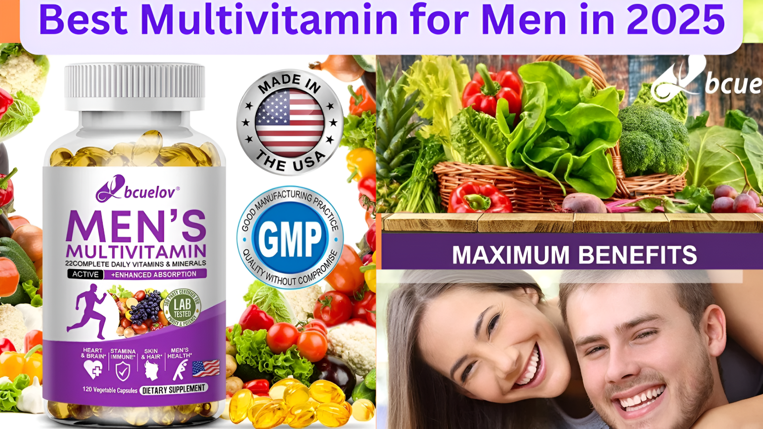 Best Multivitamin for Men in 2025 – Energy, Digestion, and Skin Support