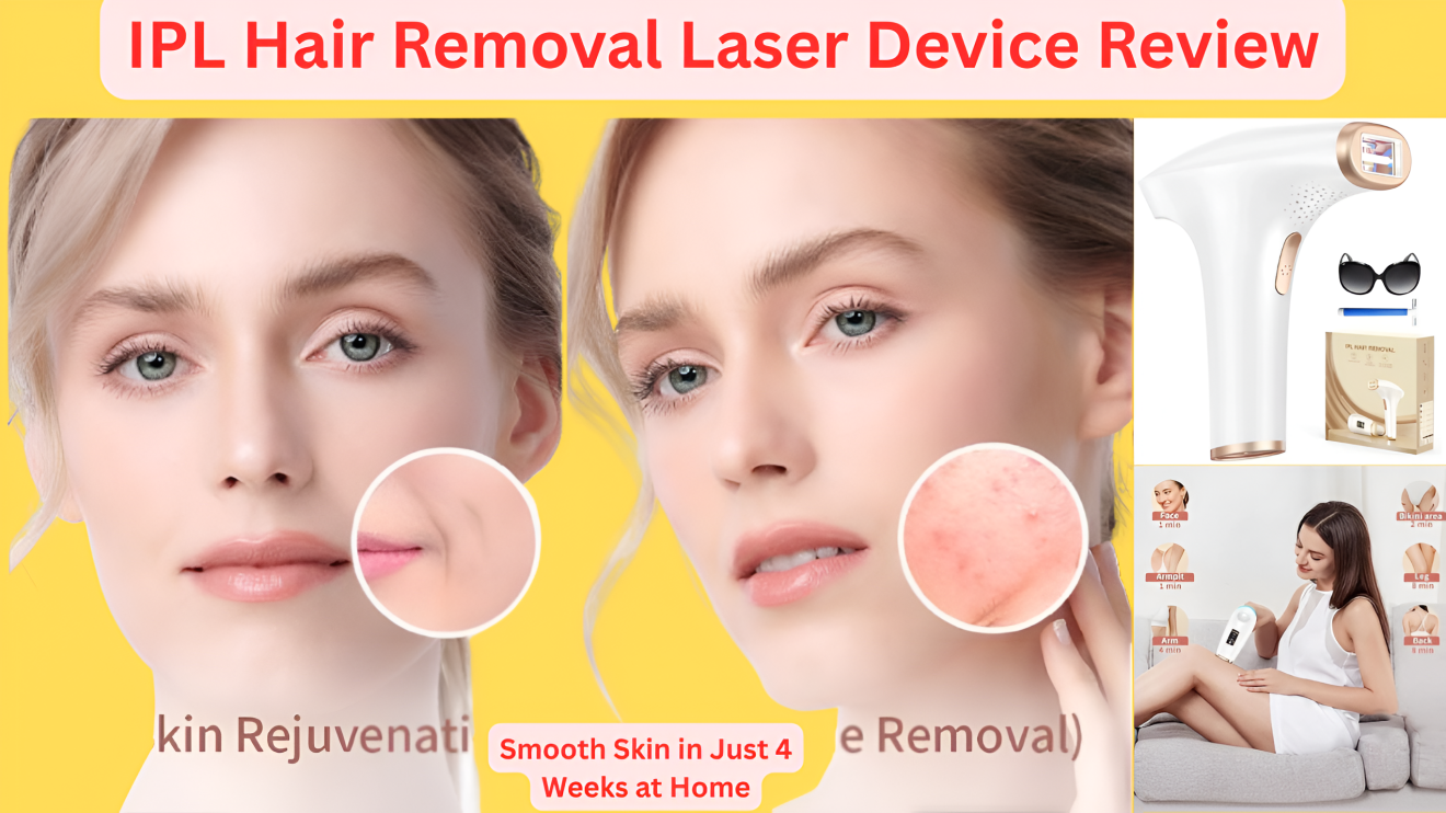 IPL Hair Removal Laser Device Review: Smooth Skin in Just 4 Weeks at Home